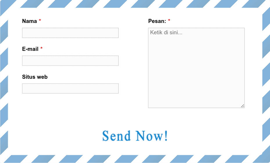 Formulir Kontak Amplop Elegan Template Formulir | Jotform Formulir Kontak Amplop Elegan Template Formulir | Jotform